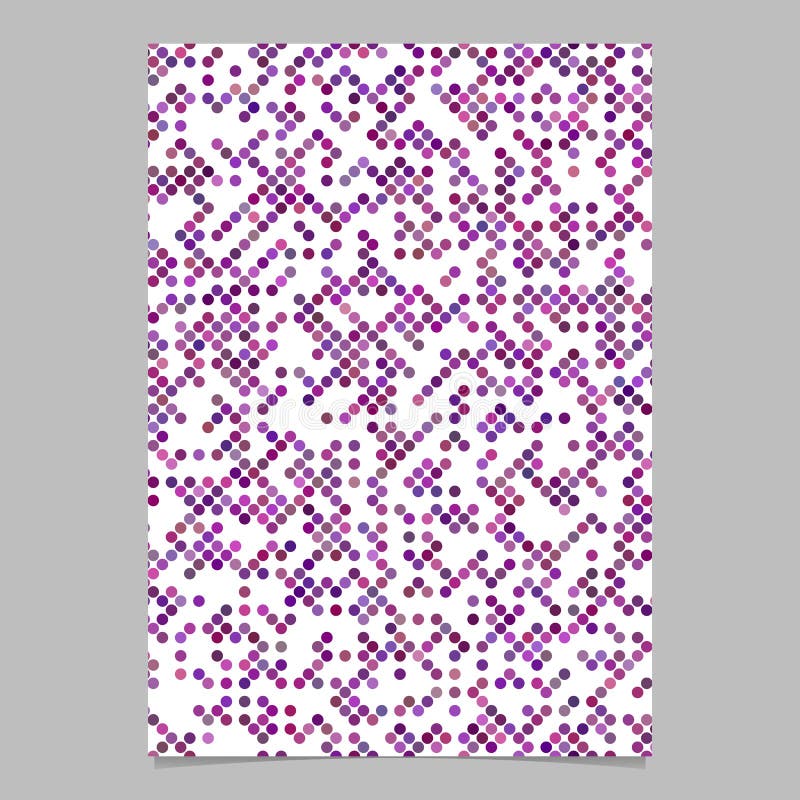 Purple Abstract Dot Pattern Brochure Background Stock Vector ...