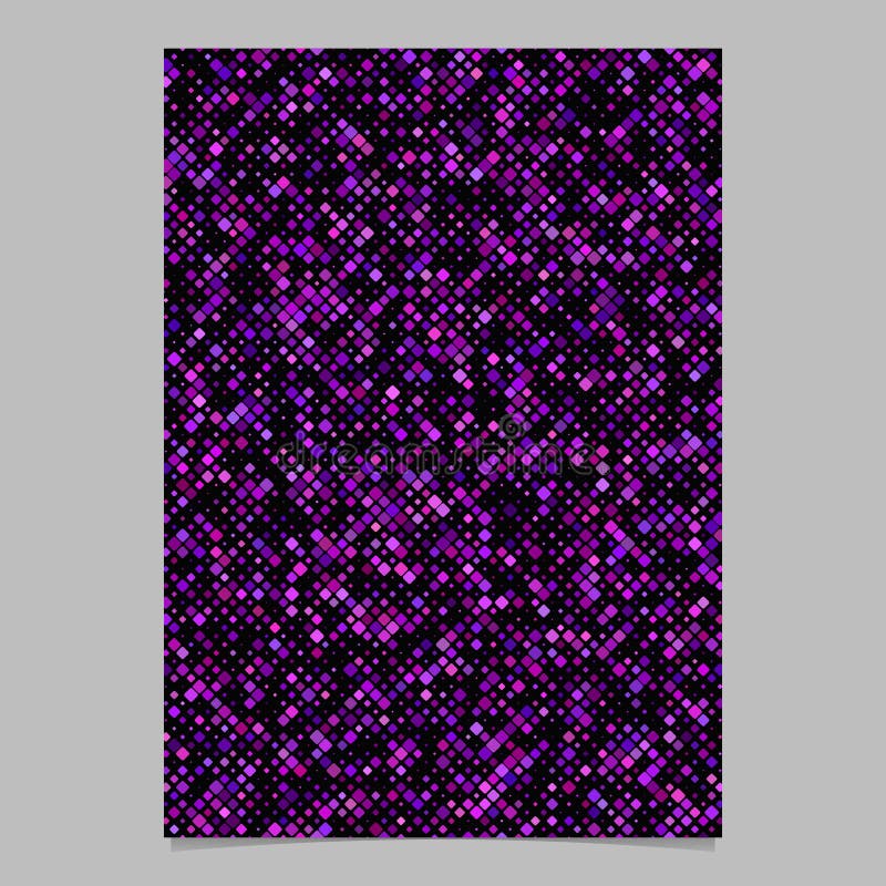 Purple Abstract Geometric Rounded Square Pattern Background Brochure ...