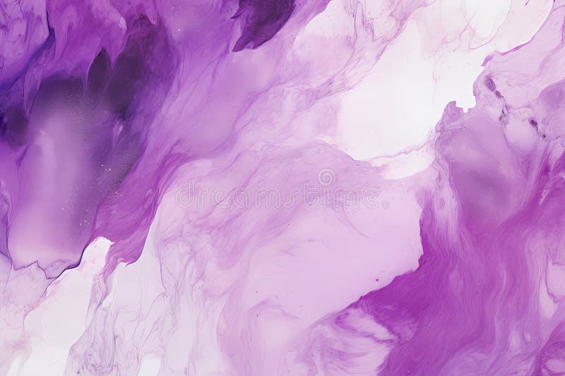Purple Abstract Ink Background. Fluid Art. Marble Texture Stock ...