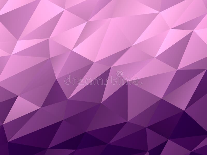 Purple Abstract Low Poly Background. Vector Illustration Stock ...