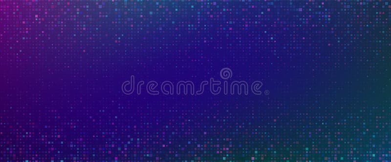 Purple Abstract Pixel Texture Bg Video Screen Stock Vector ...