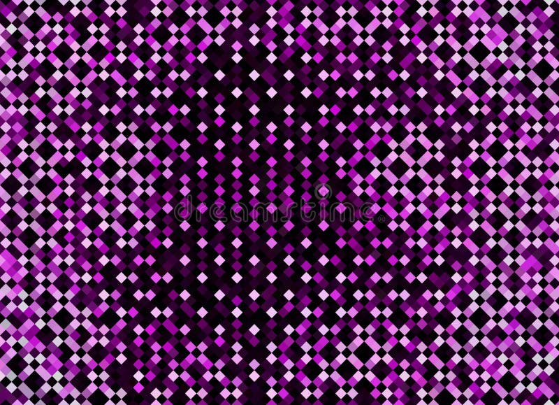 Violet Pixel Abstract Background. Stock Illustration - Illustration of ...