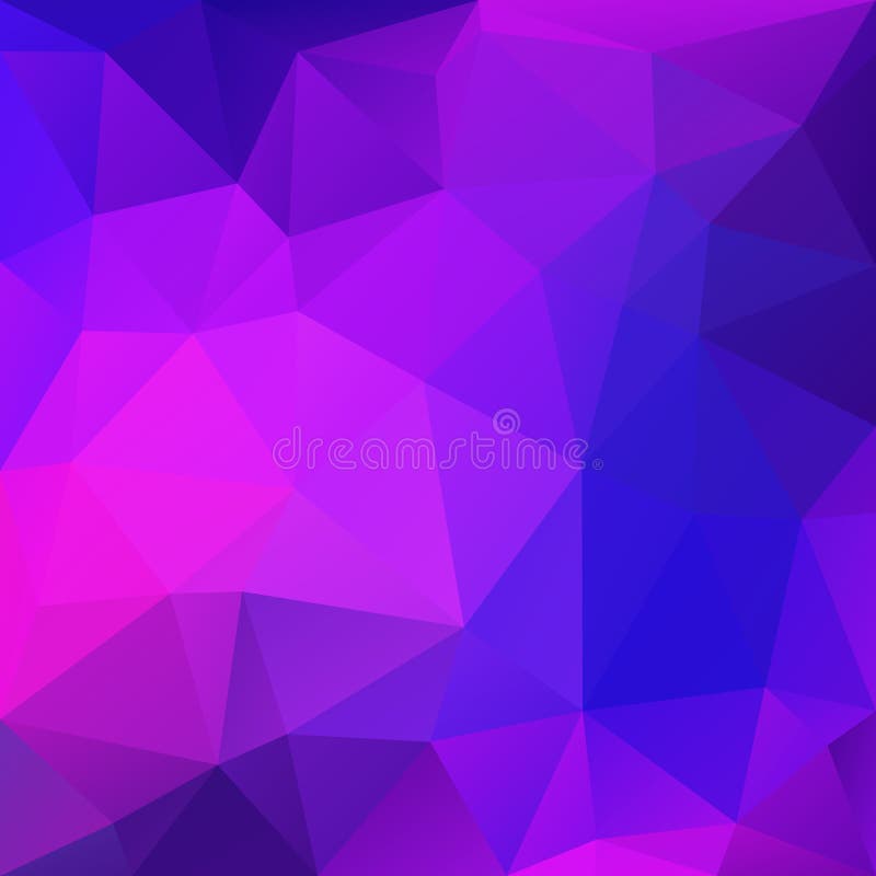 Purple Abstract Polygonal Background Stock Vector - Illustration of ...