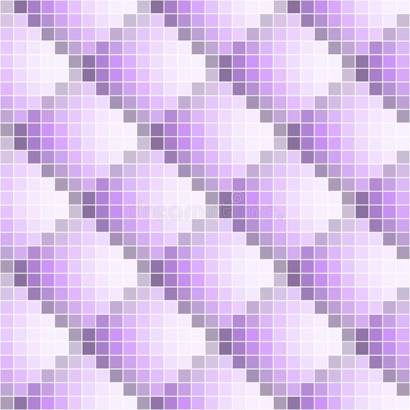 Purple Pixel Abstract Pattern Stock Illustration - Illustration of grid ...