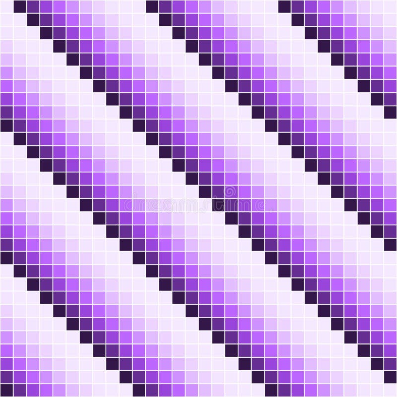Purple Abstract Seamless Pixel Pattern Stock Illustration ...