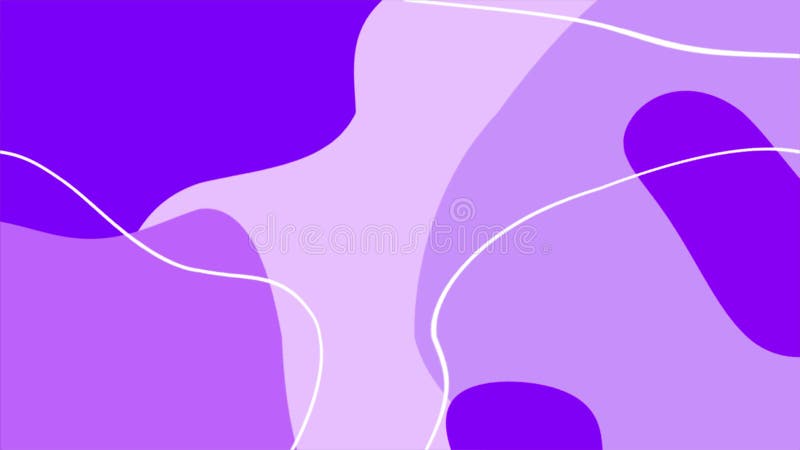 Purple Abstract Shapes Wavy Pattern Minimal Background, Minimal Design ...