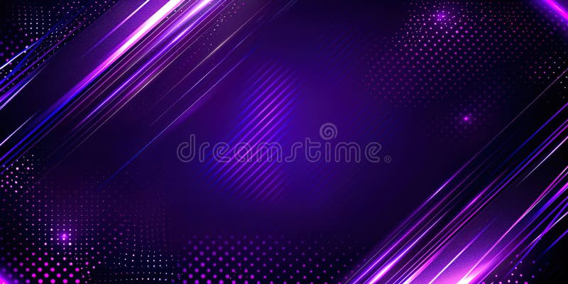 Purple Abstract Techno Background Stock Illustration - Illustration of ...