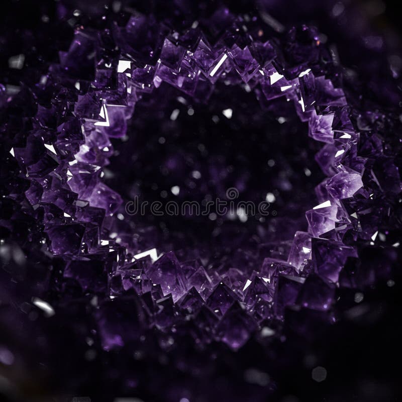 Sharp Amethyst Crystals Stock Illustrations – 611 Sharp Amethyst ...