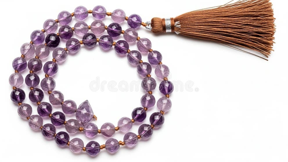 Amethyst Prayer Beads Stock Illustrations – 44 Amethyst Prayer Beads ...