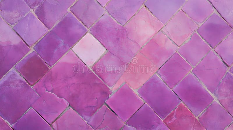 Purple Arabesque Tile Pattern with Light Grout for Interior Design and ...
