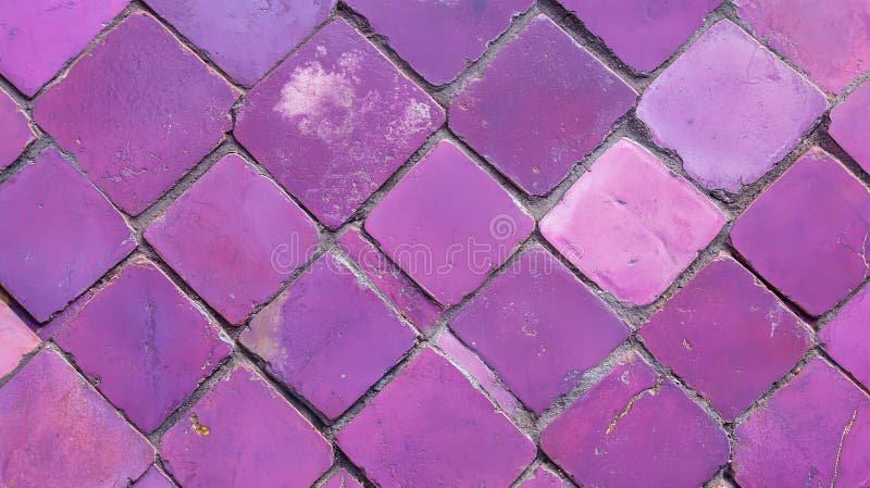 Purple Arabesque Tiles with Light Grout Texture for Interior Design and ...