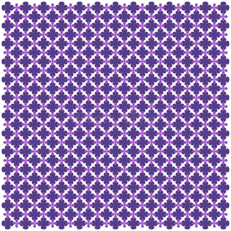 Purple Arabic Geometric Seamless Pattern. Vector Image Stock Vector ...