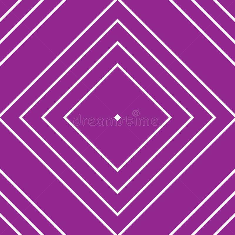 Purple Argyle Diagonal Stripes Seamless Pattern Background Stock Vector