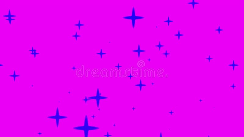 Purple Background with Blue Stars Flying Towards the Front. Stock ...