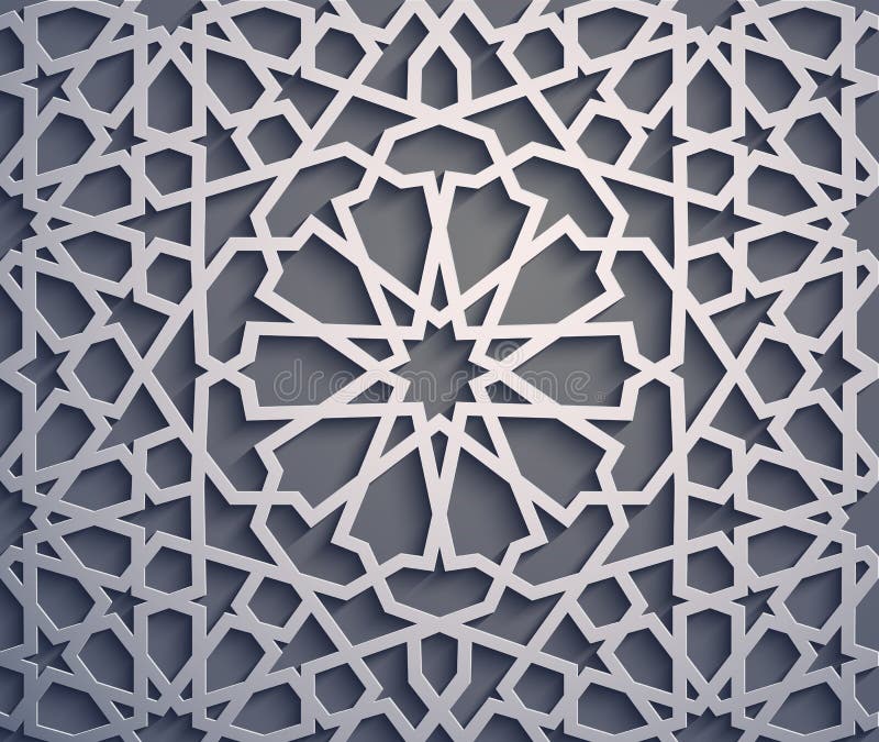 Purple Background . Islamic Ornament Vector , Persian Motiff . 3d ...