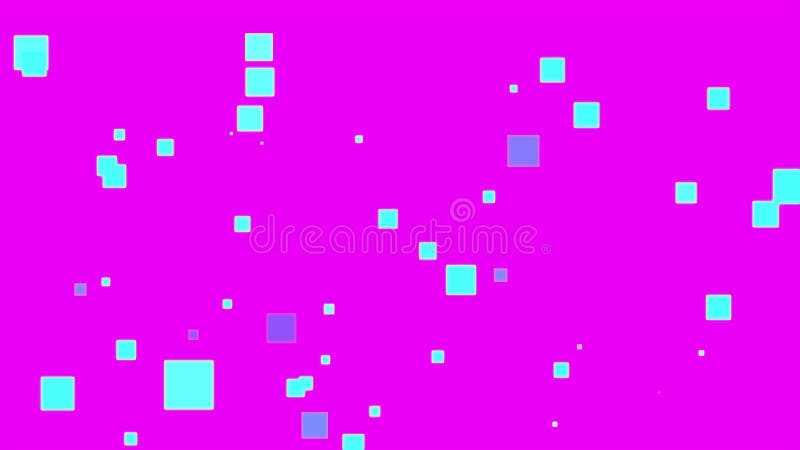 Purple Background with Light Green Boxes Flying Towards the Front ...