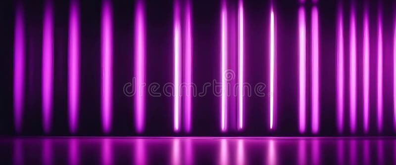 A Purple Background with Neon Lights Stock Photo - Image of abstract ...