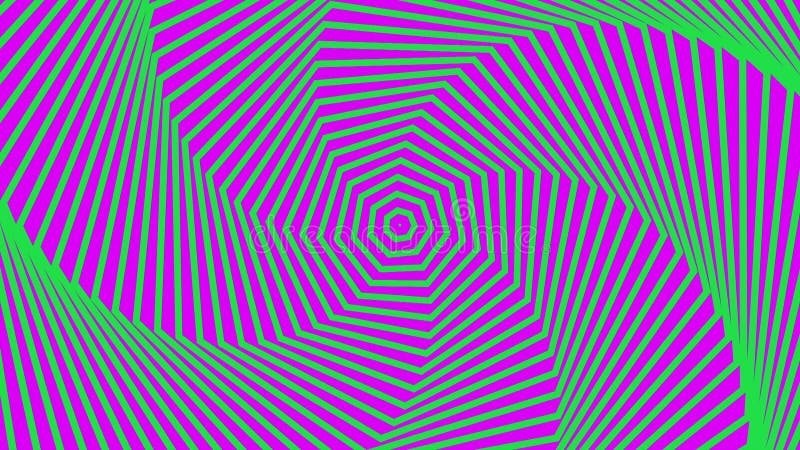 Purple Background with Purple 7-sided Polygon Lines that Move ...