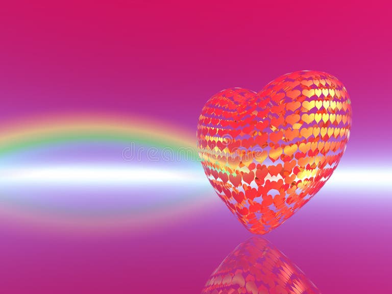Rainbow Heart Backgrounds Stock Illustrations – 4,253 Rainbow Heart ...