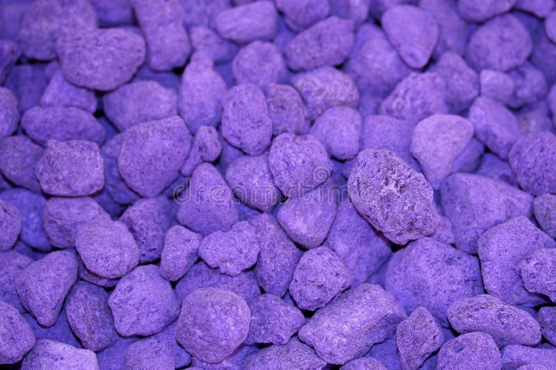 Purple rocks and stones stock photo. Image of texture - 114865308