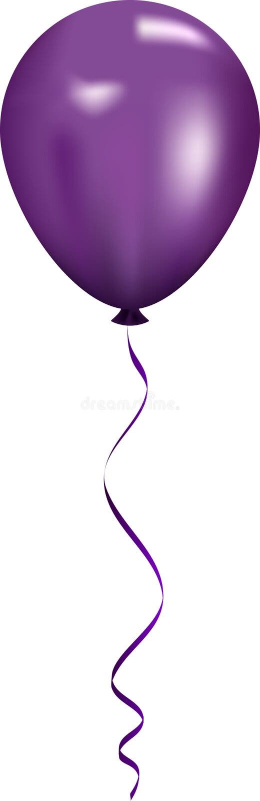 Realistic Purple Balloon Stock Illustrations – 5,681 Realistic Purple ...
