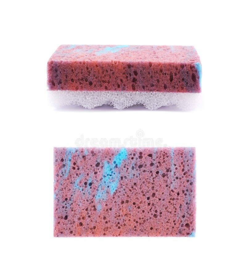 Purple Bathing Sponge Isolated Stock Image - Image of household ...