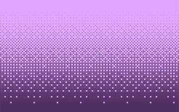 Purple Bitmap Texture, Abstract Pattern Halftone Vector Background, Glitch Screen with Flicker ...