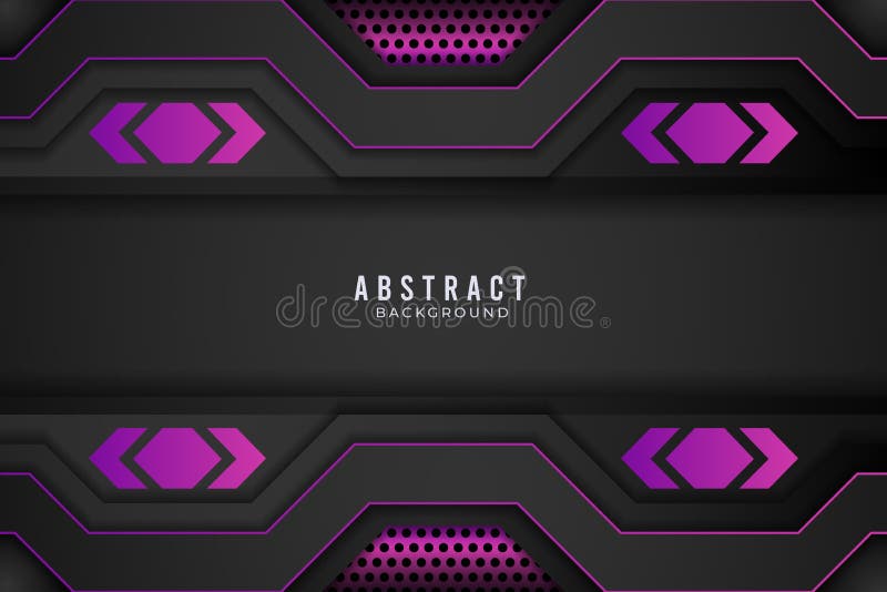 Purple and Black Abstract Metallic Design Tech Innovation Concept Stock ...