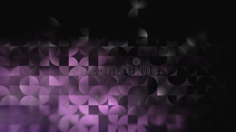 Purple and Black Abstract Quarter Circles Background Stock Illustration ...