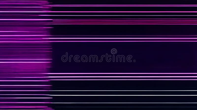 A Purple and Black Glitch Effect on a TV Screen Stock Footage - Video ...