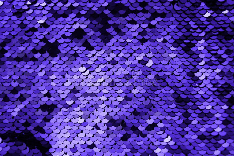 Purple Blinking Sequins. Shiny Sparkling Texture. Glow Stock Photo ...