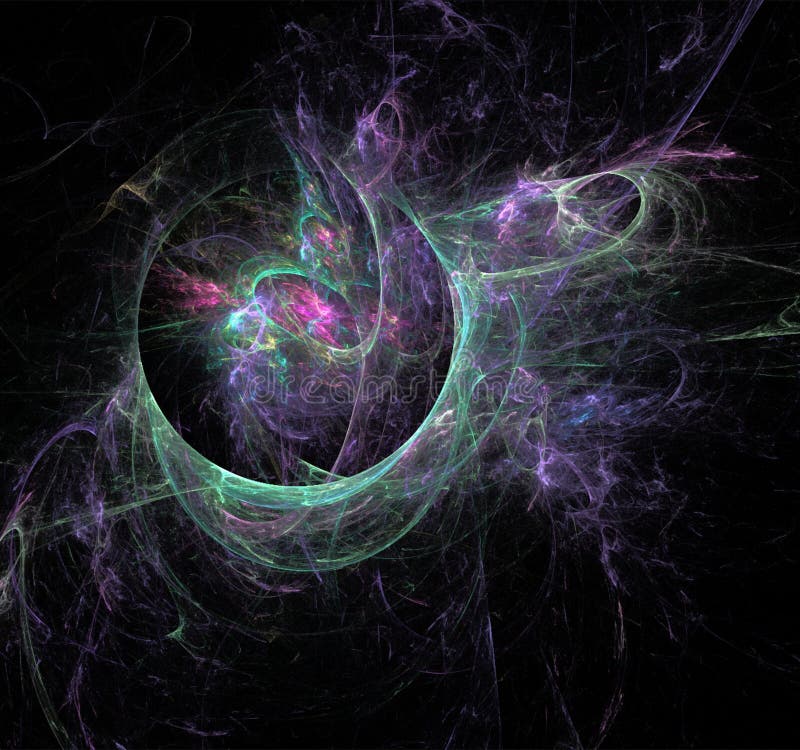 Purple Blue Abstract Pattern on Black Background, Wallpaper Stock ...