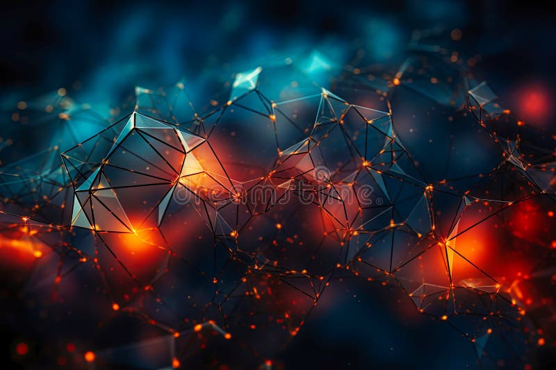 Purple and Blue Background, Abstract. the Colors Blend Smoothly ...