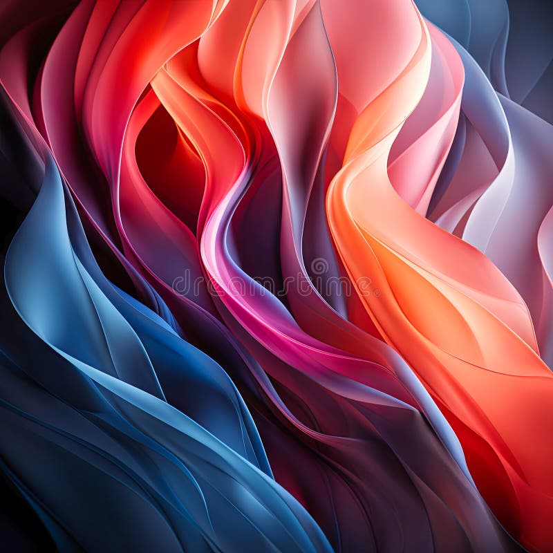 Purple and Blue Background, Abstract. the Colors Blend Smoothly ...