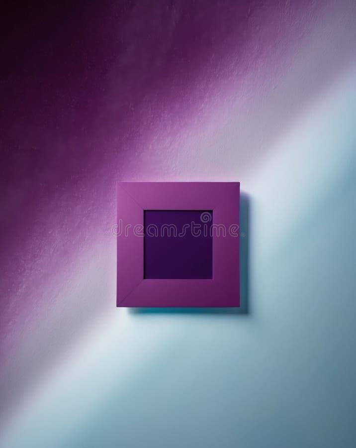 A Purple and Blue Background with a Purple Square in the Middle. Stock Image - Image of purple ...
