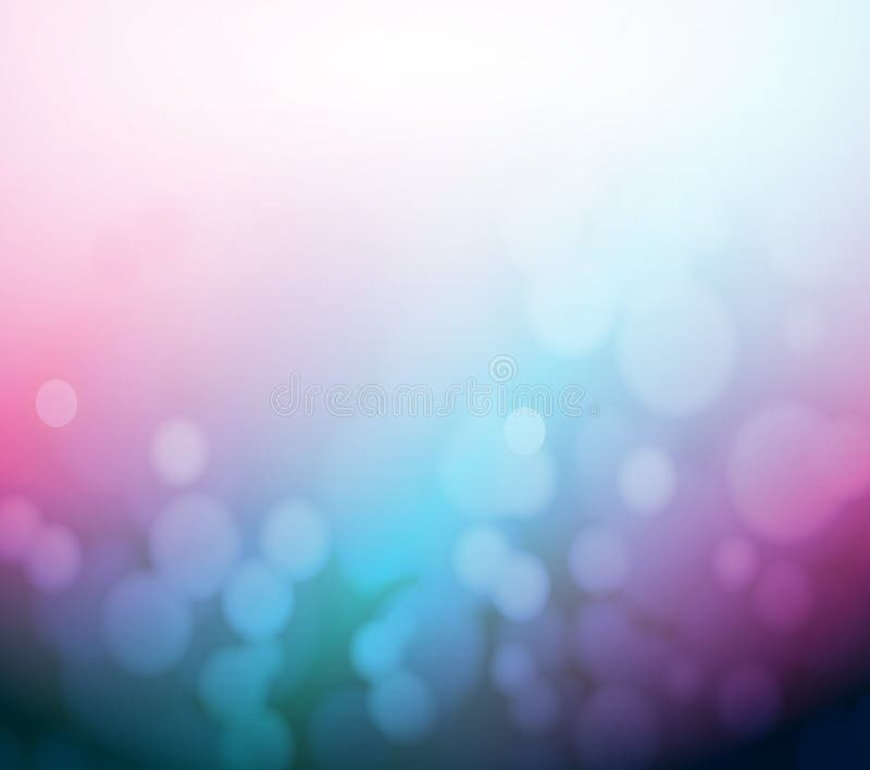 Purple And Blue Bokeh Abstract Light Background. Stock Photography ...