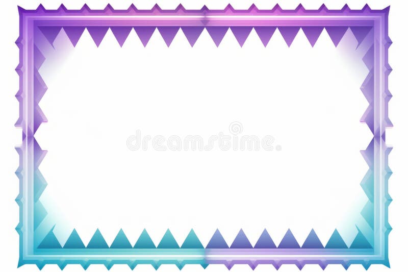 A Purple and Blue Frame with an Ombre Effect Stock Illustration ...