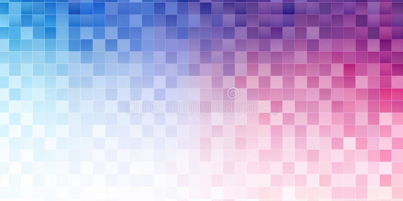 Purple Blue Pixel Pattern Art Isolated on White AI Generated Stock ...