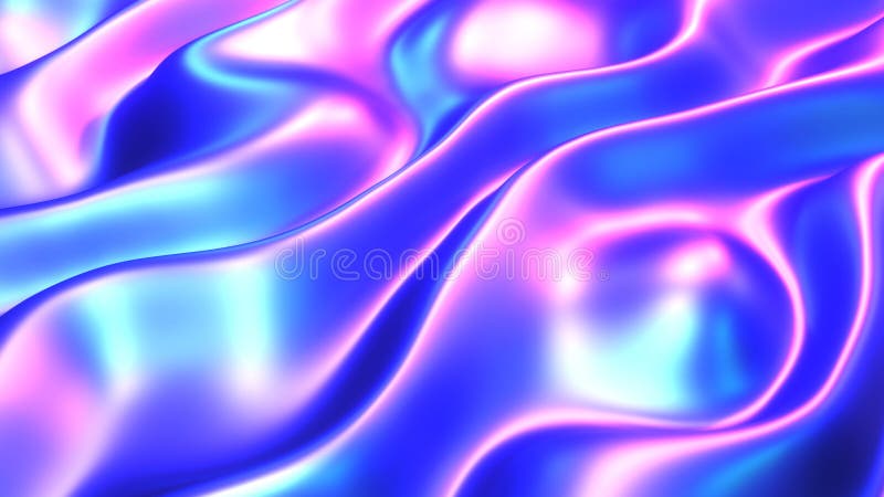 Purple Blue Shiny Background, Latex Glossy Neon Colors Lustrous Texture ...