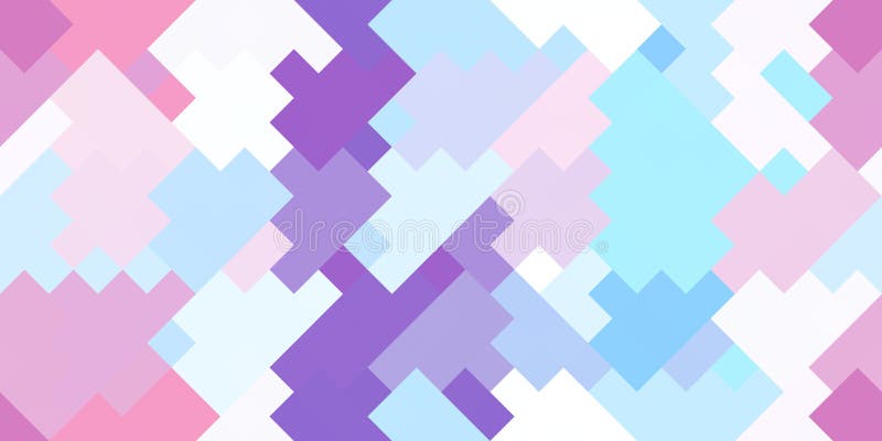 Violet Pixel Abstract Background. Stock Illustration - Illustration of ...