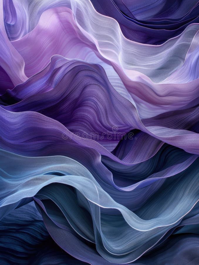 Purple Blue Wave Art stock image. Image of blue, creative - 372283189