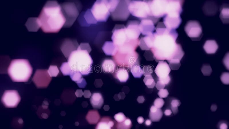 Purple Bokeh Light Overlay Background Stock Video - Video of color ...