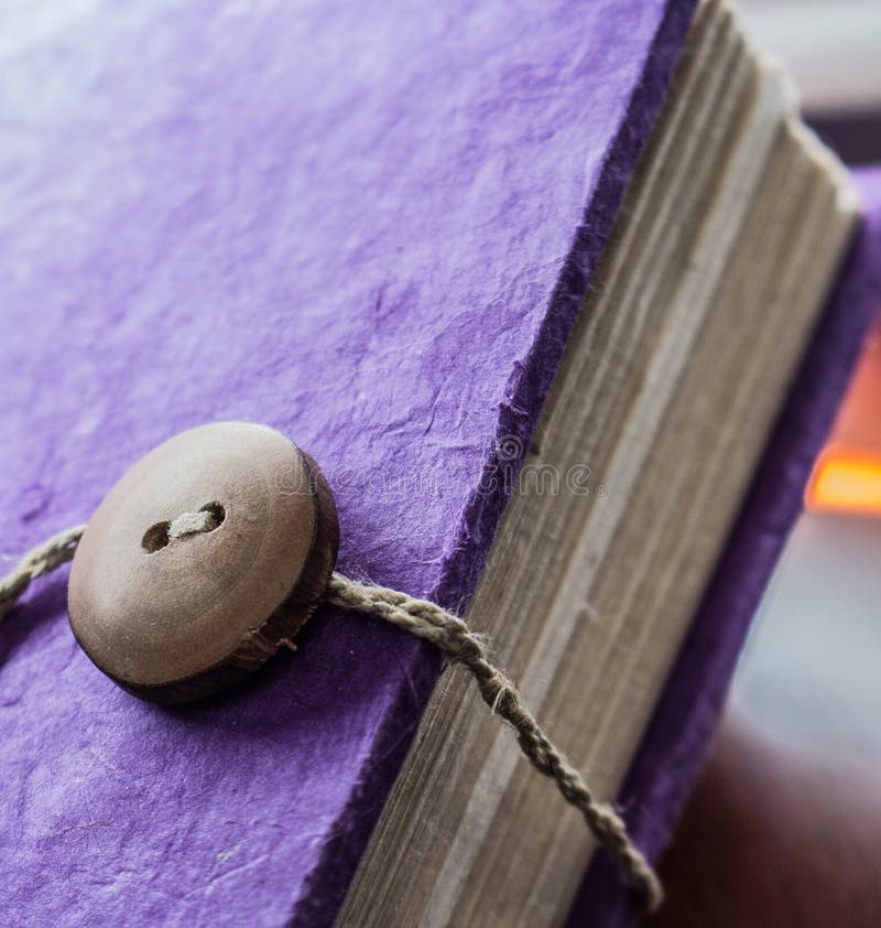 Purple Book with Pen. Image Use for Learning, Education, Memory Concept ...