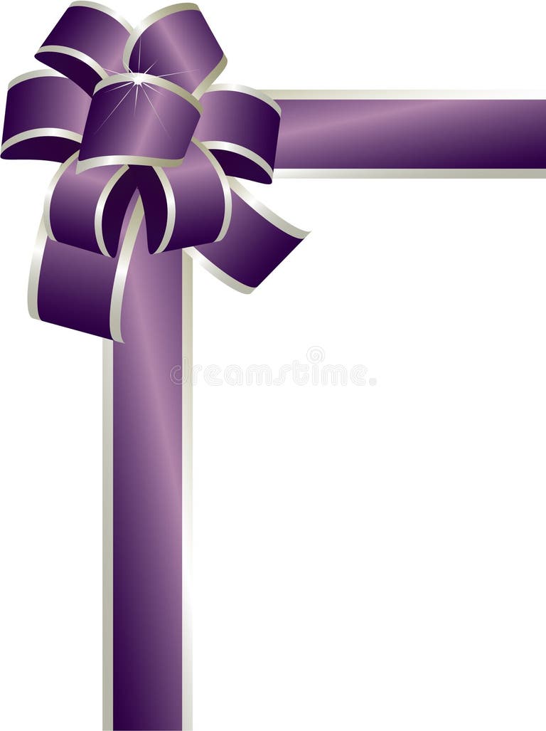 Purple Bow Stock Illustrations – 17,486 Purple Bow Stock Illustrations ...