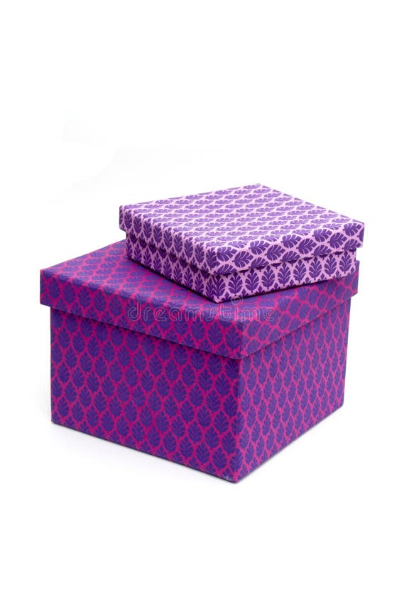 Purple boxes stock photo. Image of luxury, elegant, pretty - 13106808