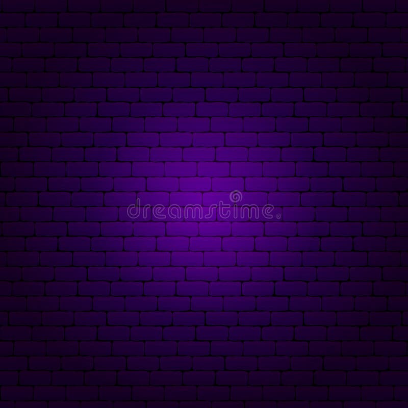 Background Purple Brick Wall Pattern Texture Stock Illustrations ...