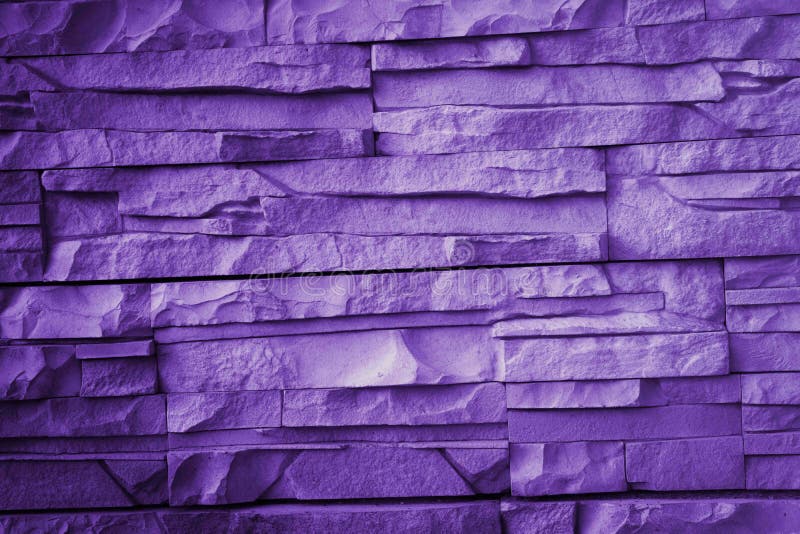 Purple Brick Wall Texture Close Up for Text Stock Photo - Image of ...