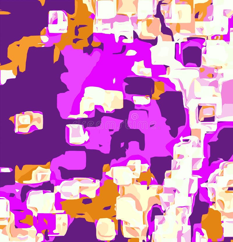 Purple and Brown Painting Background Stock Illustration - Illustration ...