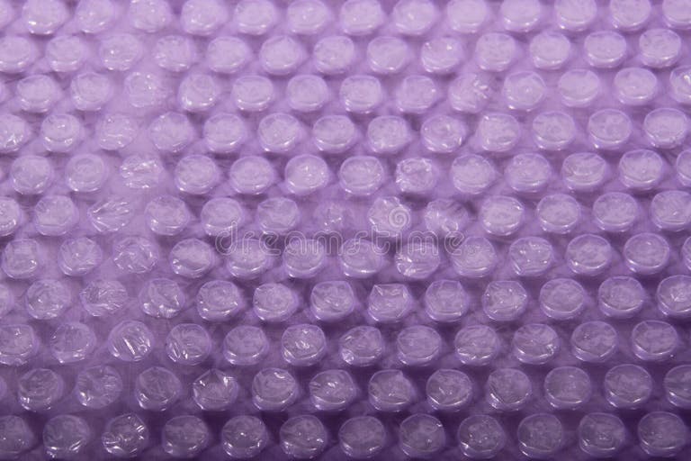 Purple Bubble Wrap for Packing Stock Photo - Image of blue, fragile ...