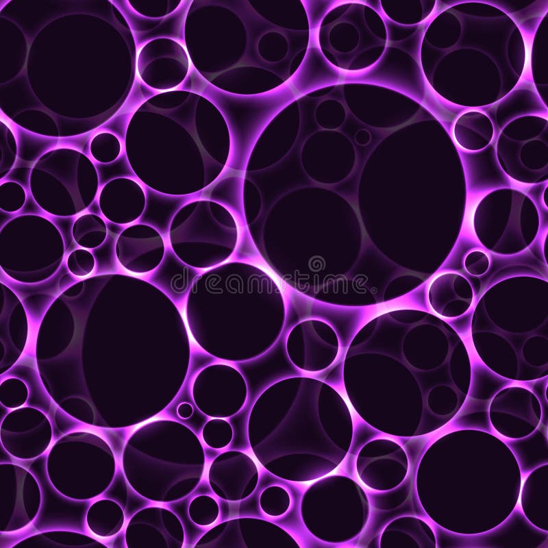 Purple Bubbles Background stock illustration. Illustration of digital ...